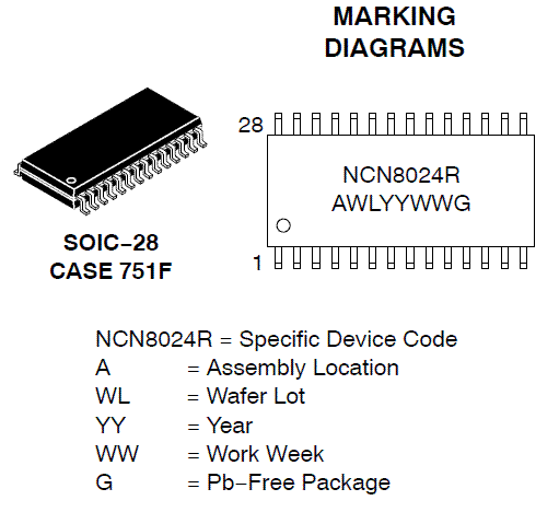NCN8024R: Smart Card Interface